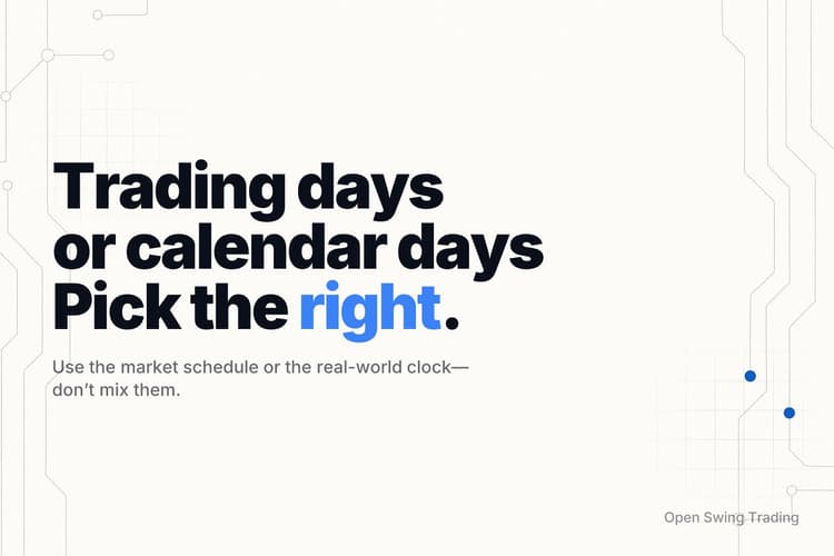 Trading Day vs Calendar Day: Which to Use? | Open Swing Trading Blog
